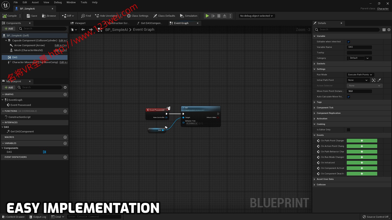 UE5（虚幻引擎5）资源：Dynamic AI System 动态AI系统-VR全景